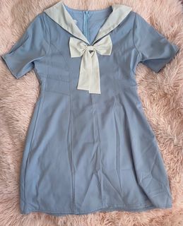 Coquette Blue Dress, Women's Fashion, Dresses & Sets, Dresses on Carousell