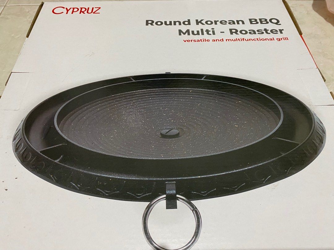Cypruz round korean bbq multi -roaster, Kitchen & Appliances di Carousell