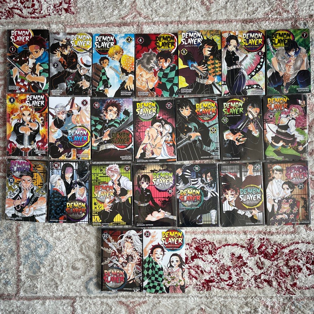 Demon Slayer Manga 1-23 full set, Hobbies & Toys, Books & Magazines ...