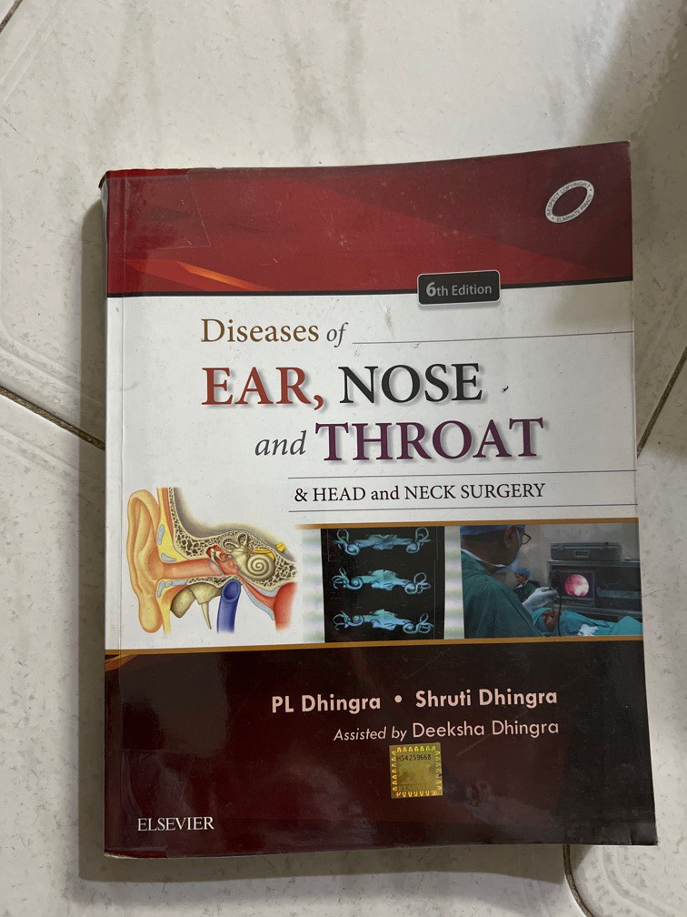 Disease of Ear nose throat and head and neck surgery, Hobbies & Toys ...