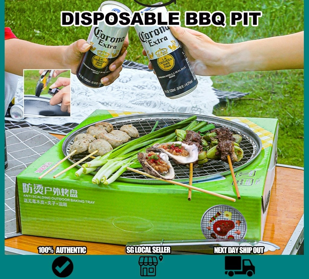 Eco Friendly Disposable BBQ Pit/ Quick Setup BBQ Pit/ Disposable BBQ ...