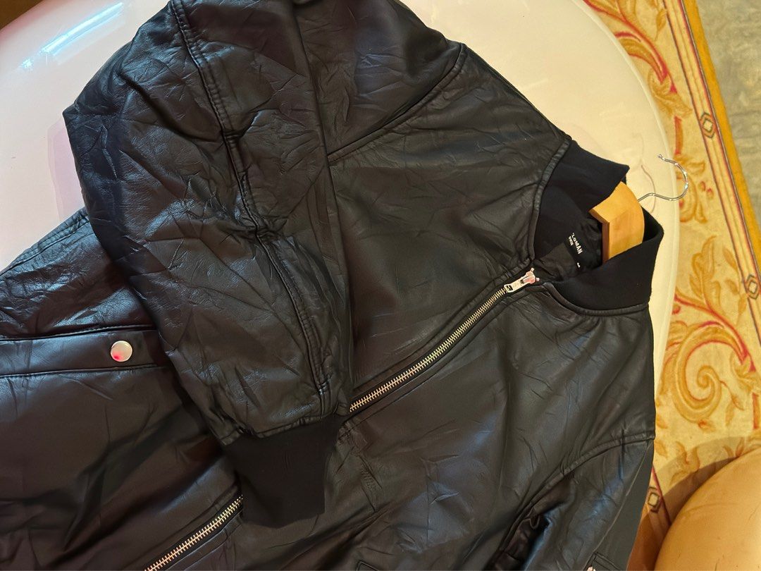 Edwin Leather Jacket, Men's Fashion, Coats, Jackets and Outerwear on ...