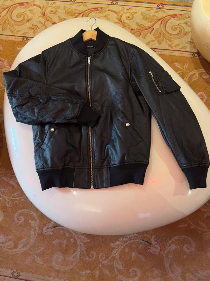 Edwin Leather Jacket, Men's Fashion, Coats, Jackets and Outerwear on ...