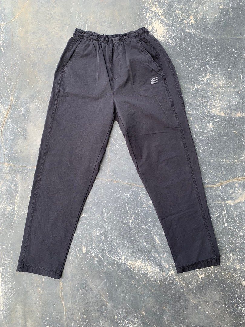 ELGINI BLACK TRACKSUIT, Men's Fashion, Bottoms, Joggers on Carousell