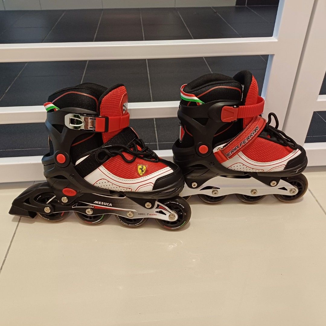 Ferrari Mesuca Adjustable Inline Skate, Hobbies & Toys, Toys & Games on ...