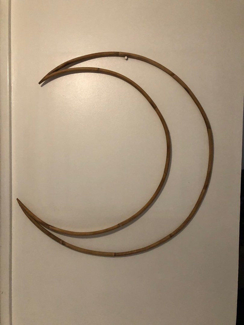 Giant rattan moon shape, Hobbies & Toys, Stationary & Craft, Craft ...