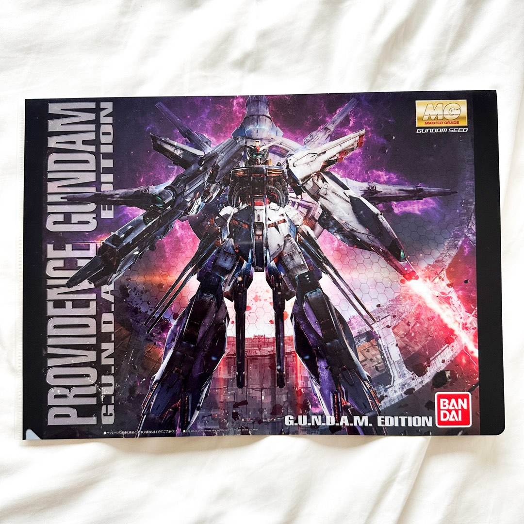 Gundam SEED providence gundam clear file, Hobbies & Toys, Toys & Games ...