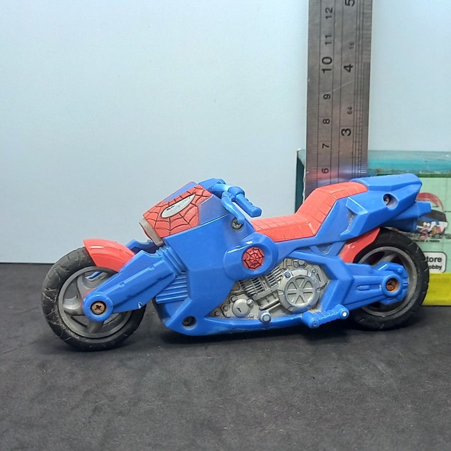 Hasbro Marvel Motorcycle Spiderman Motor Bike Figure Original, Toys ...