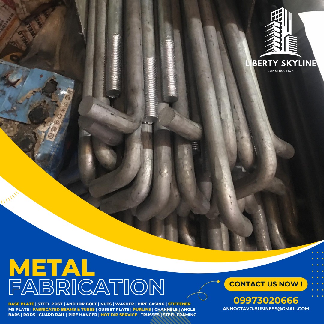 Hotdip Galva Anchor Bolt | Angle Bar | Channel Bar | Flat Bar | Liberty Skyline | Flange | Base ...