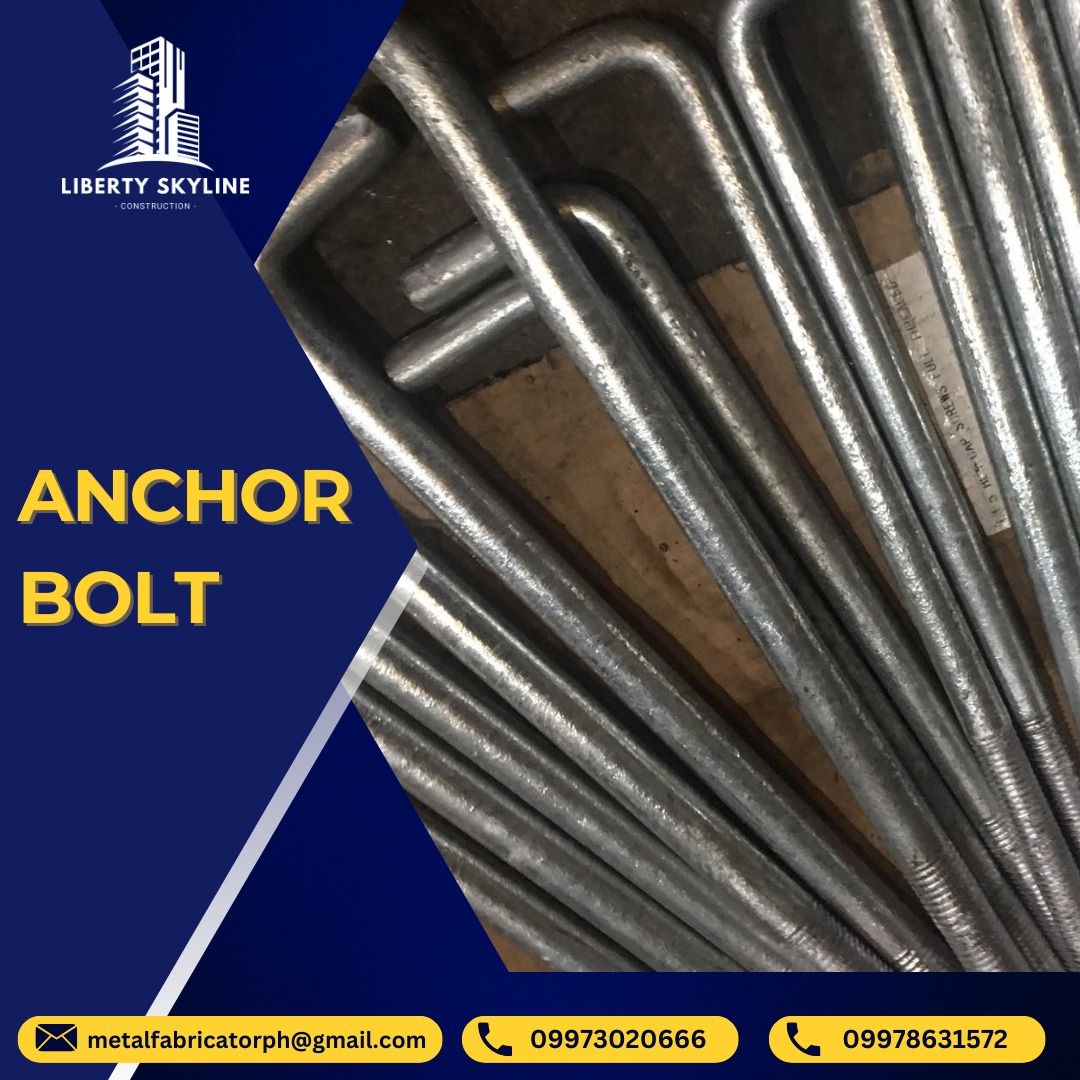 Hotdip Galva Anchor Bolt | Flange | Base Plate | HSS | Round Bar | I ...