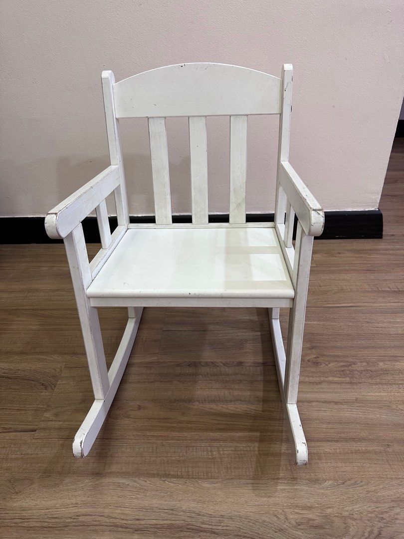 Ikea Kids Sundvik Rocking chair, white, Babies & Kids, Baby Nursery ...