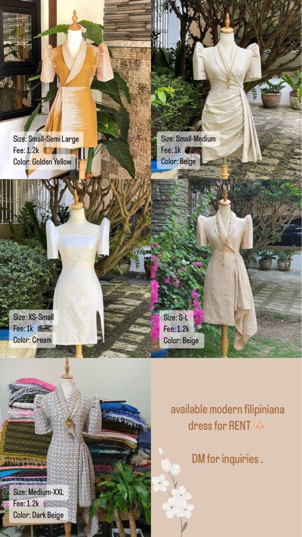 Inabel Handwoven Modern Filipiniana Dress, Women's Fashion, Dresses ...