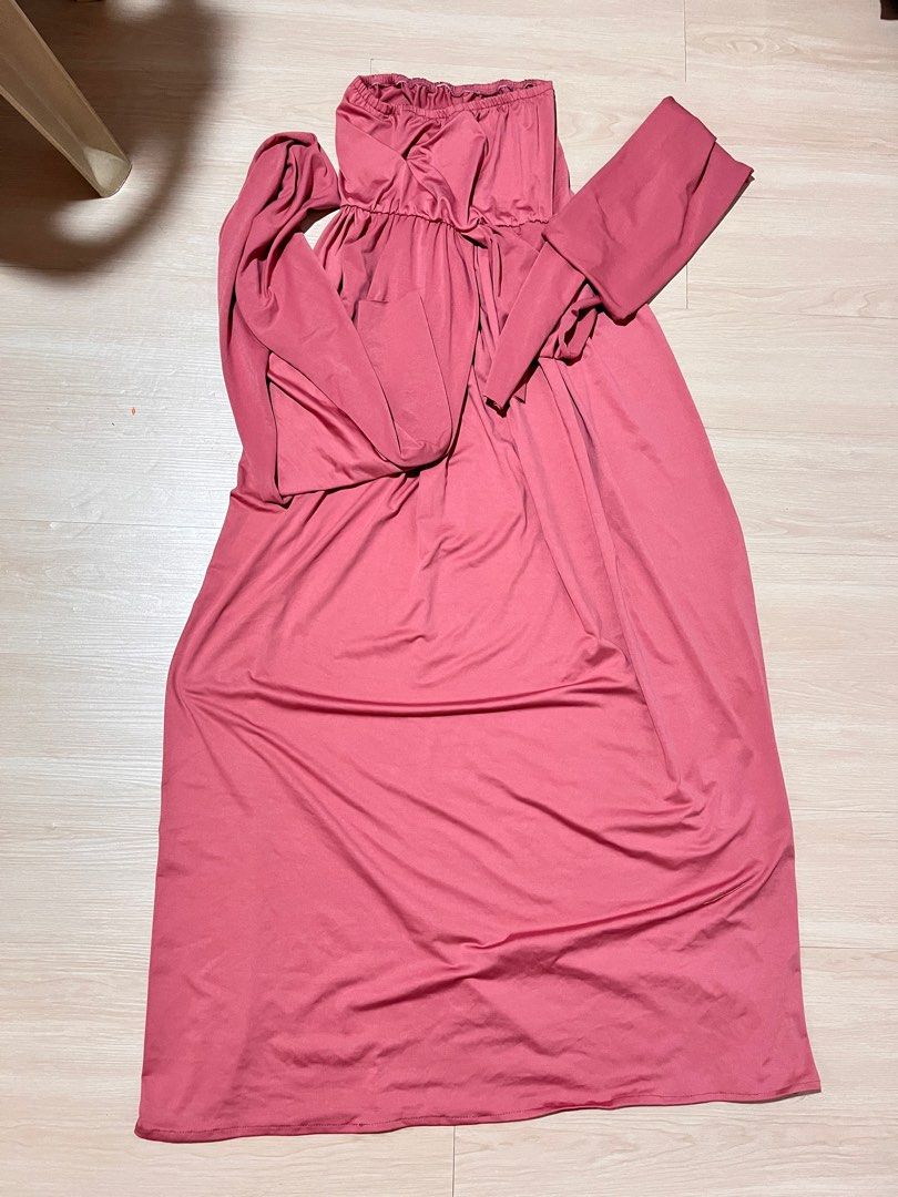 Infinity dress old rose, Women's Fashion, Dresses & Sets, Dresses on ...