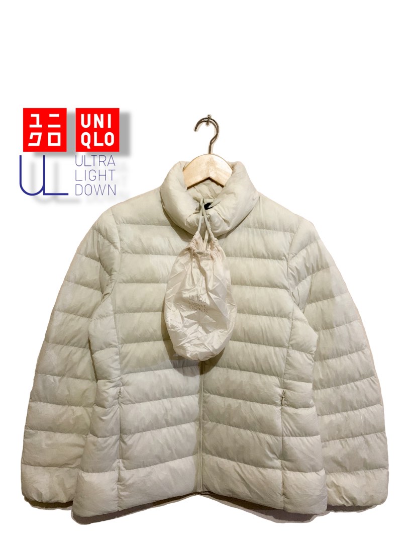 Jaket bulu angsa uniqlo ultralight down with pouch original, Fesyen Wanita, Pakaian Wanita, Baju ...