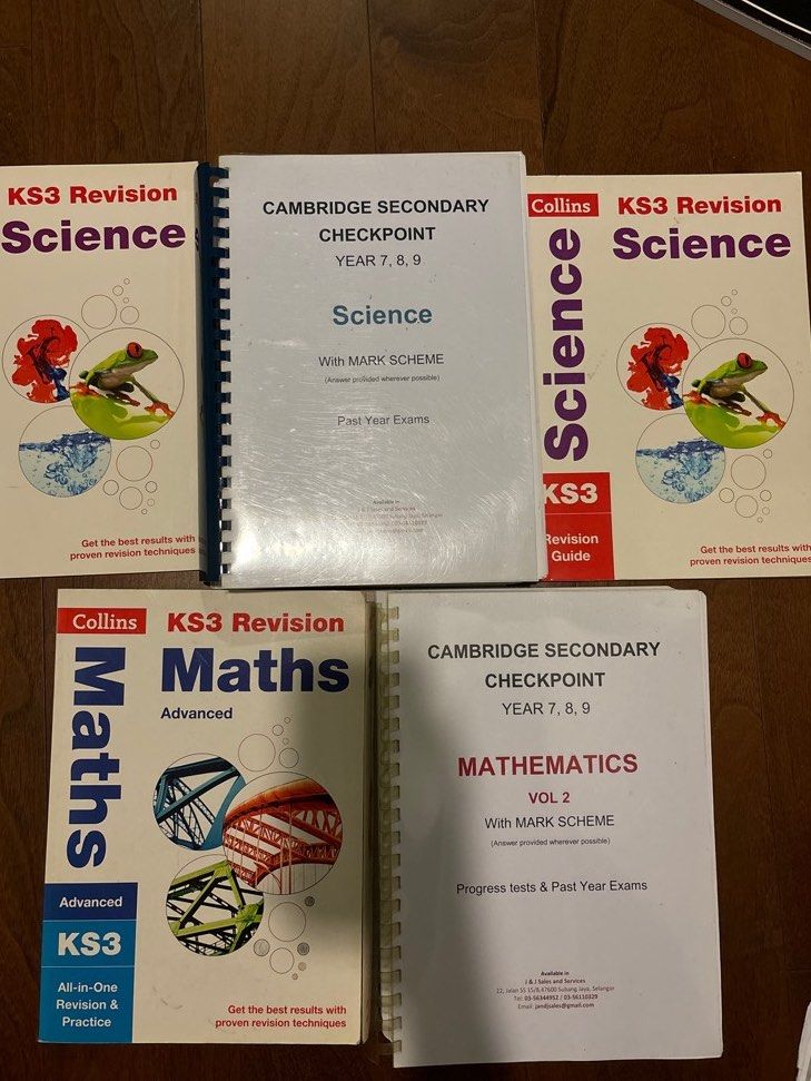 KS3 Revision of Science & Maths. Secondary Checkpoint papers and workbooks, Hobbies & Toys ...