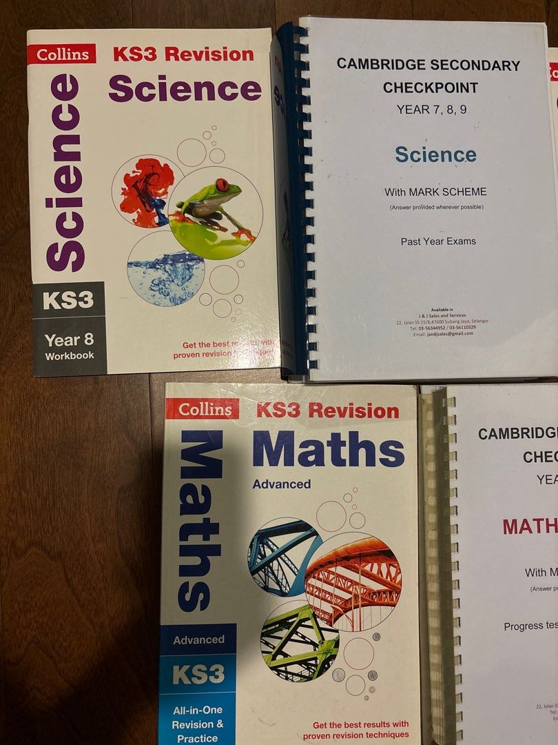 KS3 Revision of Science & Maths. Secondary Checkpoint papers and workbooks, Hobbies & Toys ...