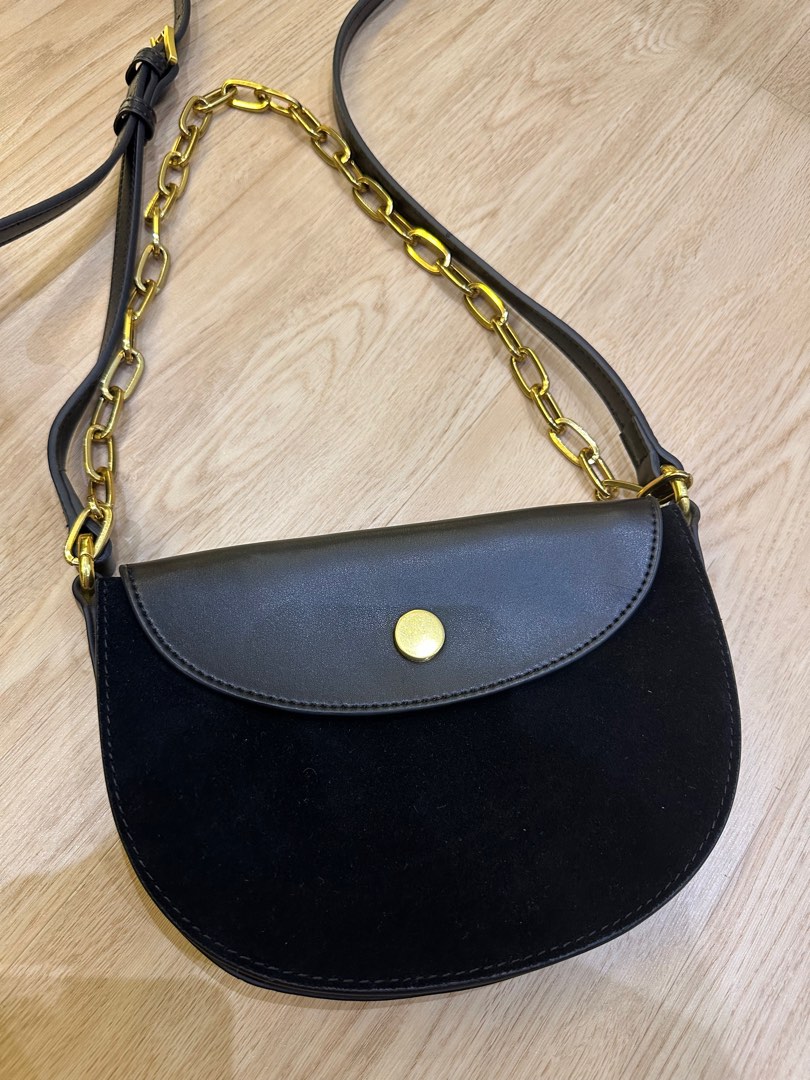 Leather Bag- 2 way use ( strap removable), Women's Fashion, Bags ...