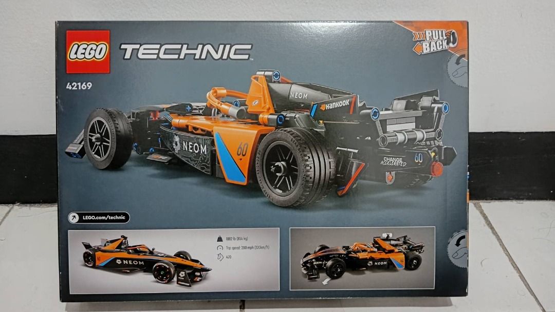 LEGO Technic 42169 NEOM McLaren Formula E Race Car (452 Pieces), Toys ...