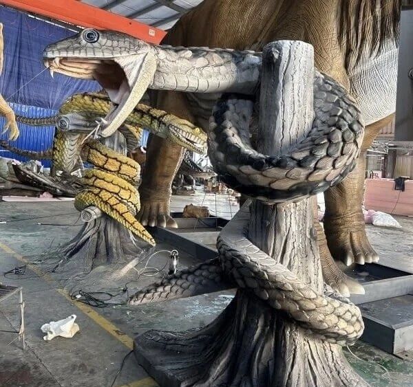 Life Size Animatronic Anaconda Snake Realistic Moving Robot Model ...