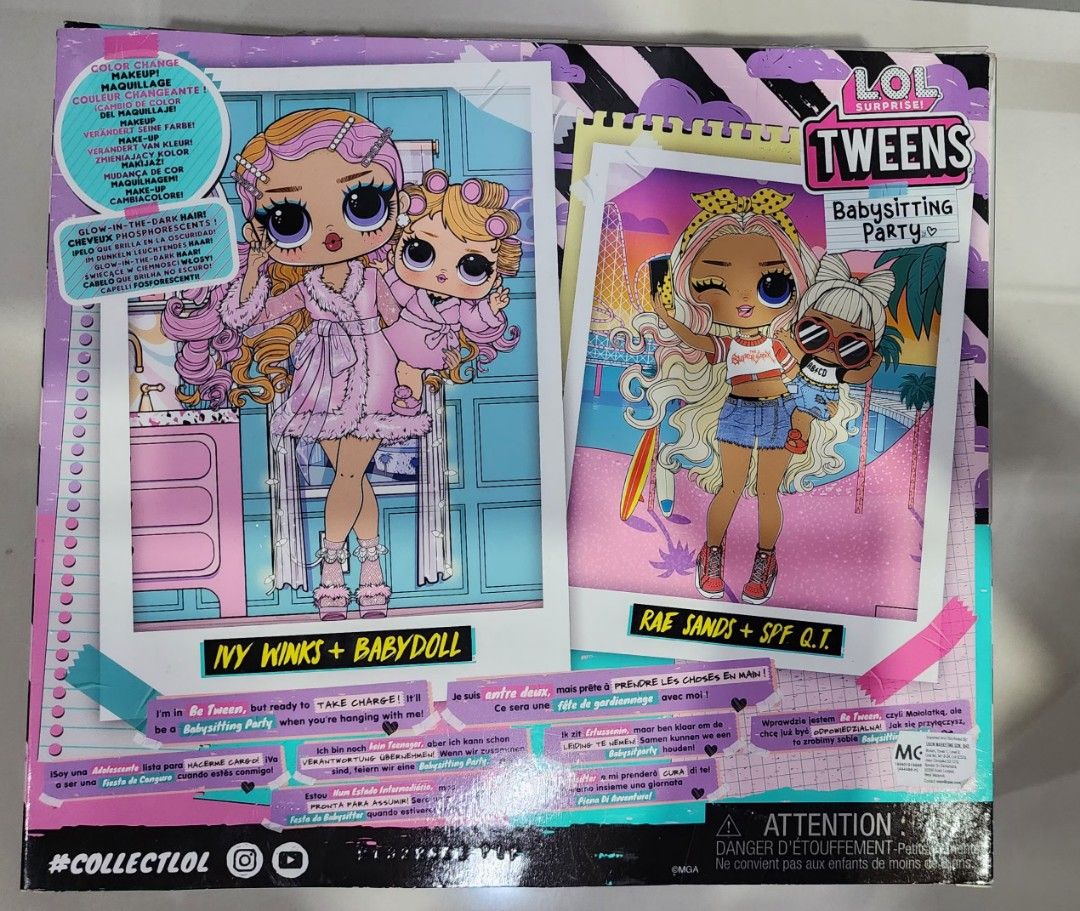 LOL Surprise Tweens Babysitting Party (Sleepover), Hobbies & Toys, Toys ...