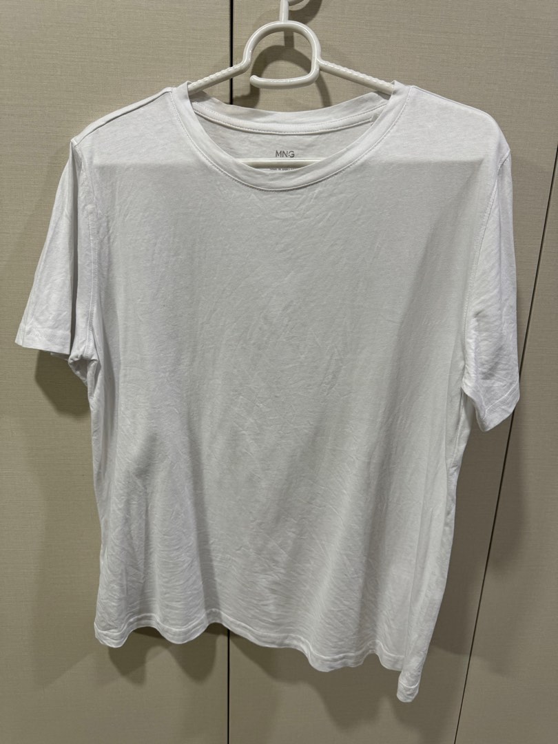 Mango Basic White Shirt (Medium), Women's Fashion, Tops, Shirts on ...