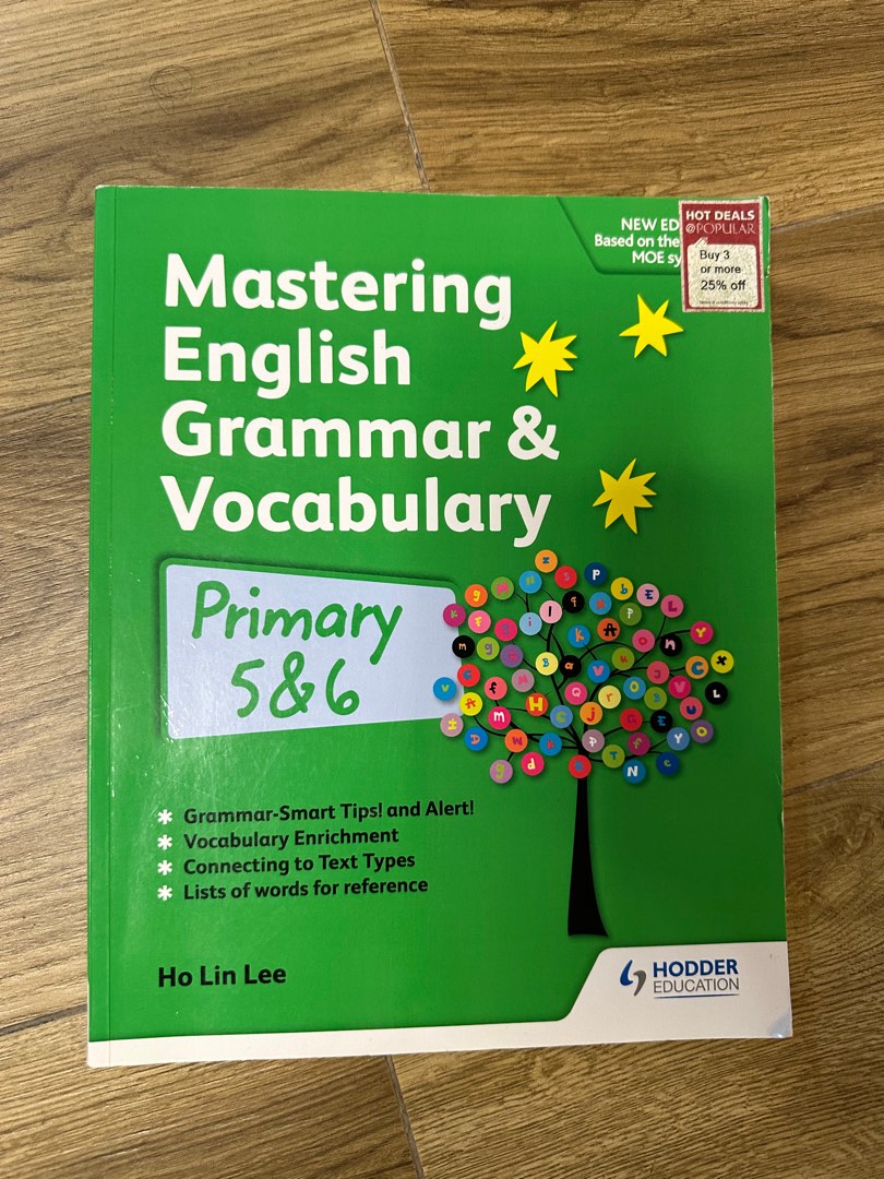 Mastering English Grammar & Vocabulary P5 & 6 NEW, 興趣及遊戲, 書本 & 文具, 書本及雜誌 - 補充練習 - Carousell