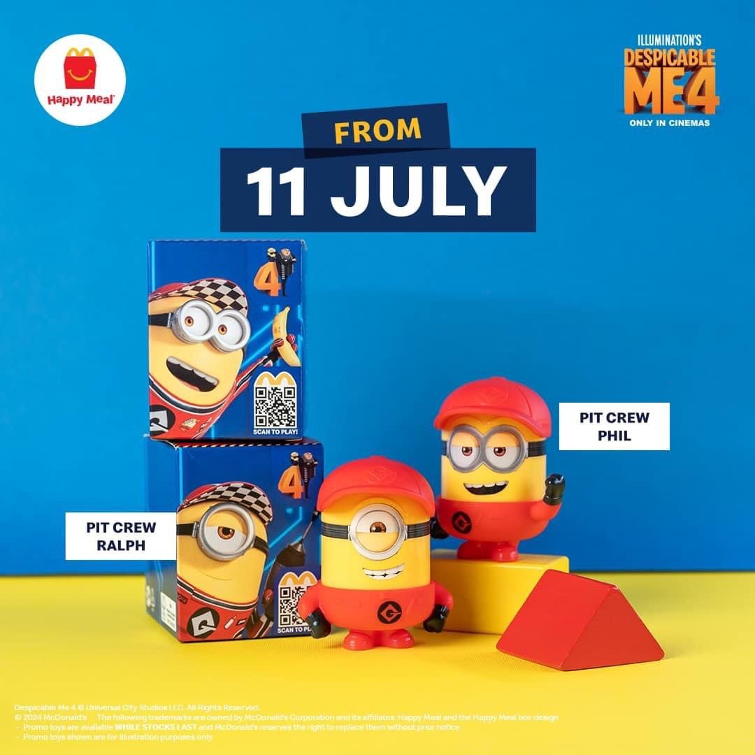 McDonald's Happy Meal Despicable Me 4 Toy MEL MEGA June 2024, Hobbies ...