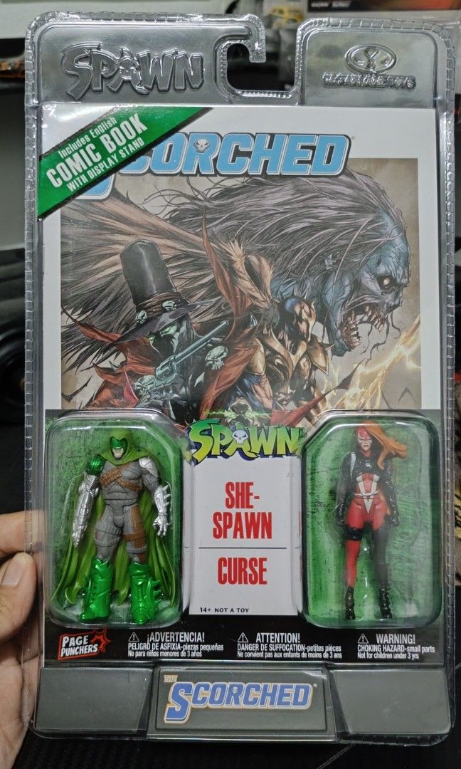 McFarlane spawn- the scorched she-spawn & curse with comics book ...