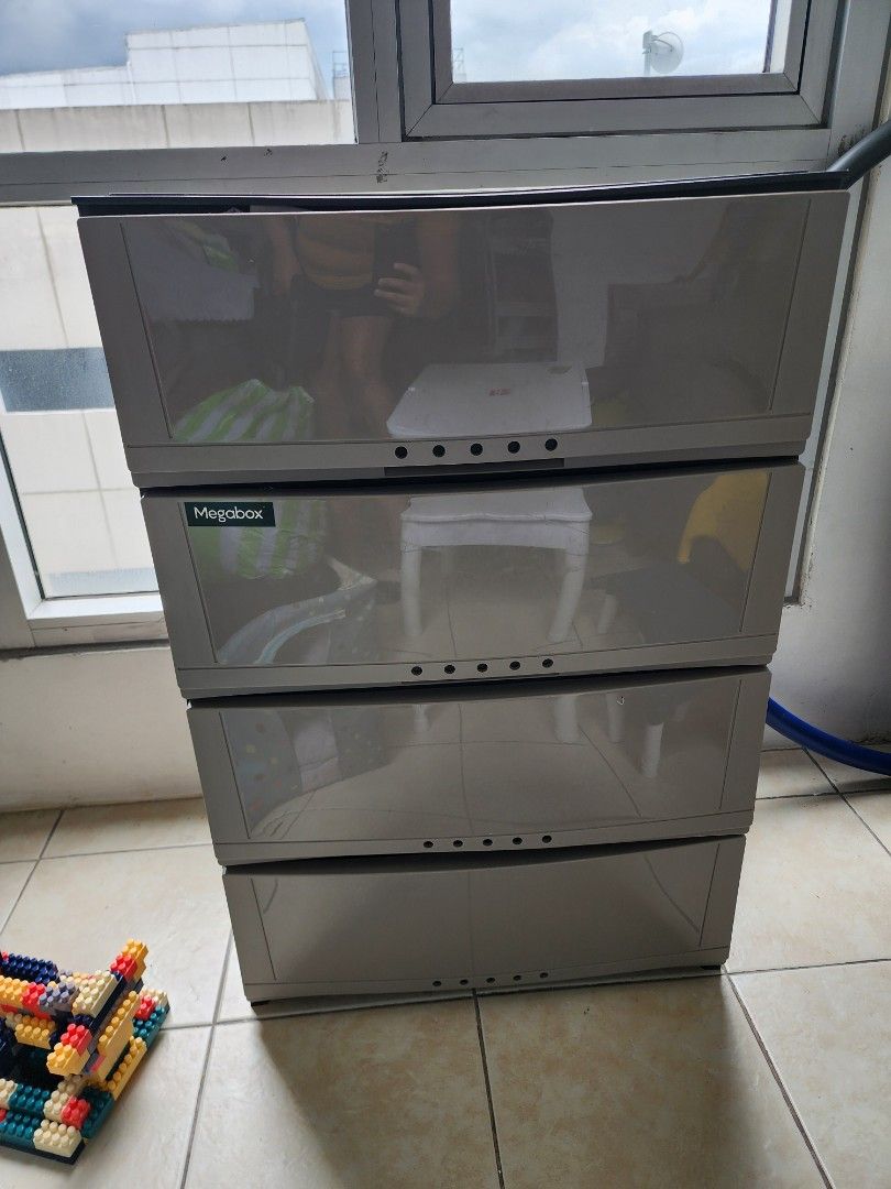 Megabox drawer 4 layers, Furniture & Home Living, Furniture, Shelves ...