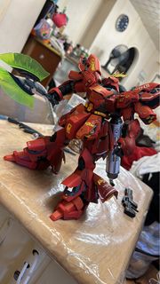MG 1/100 MSN-04 Sazabi clear colour Gundam docks in Hong Kong III UC ...