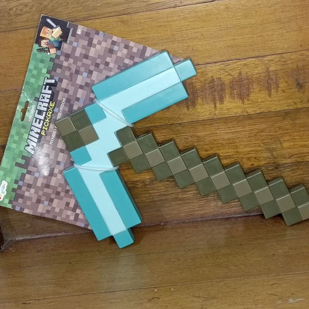 MineCraft PickAxe, Hobbies & Toys, Toys & Games on Carousell