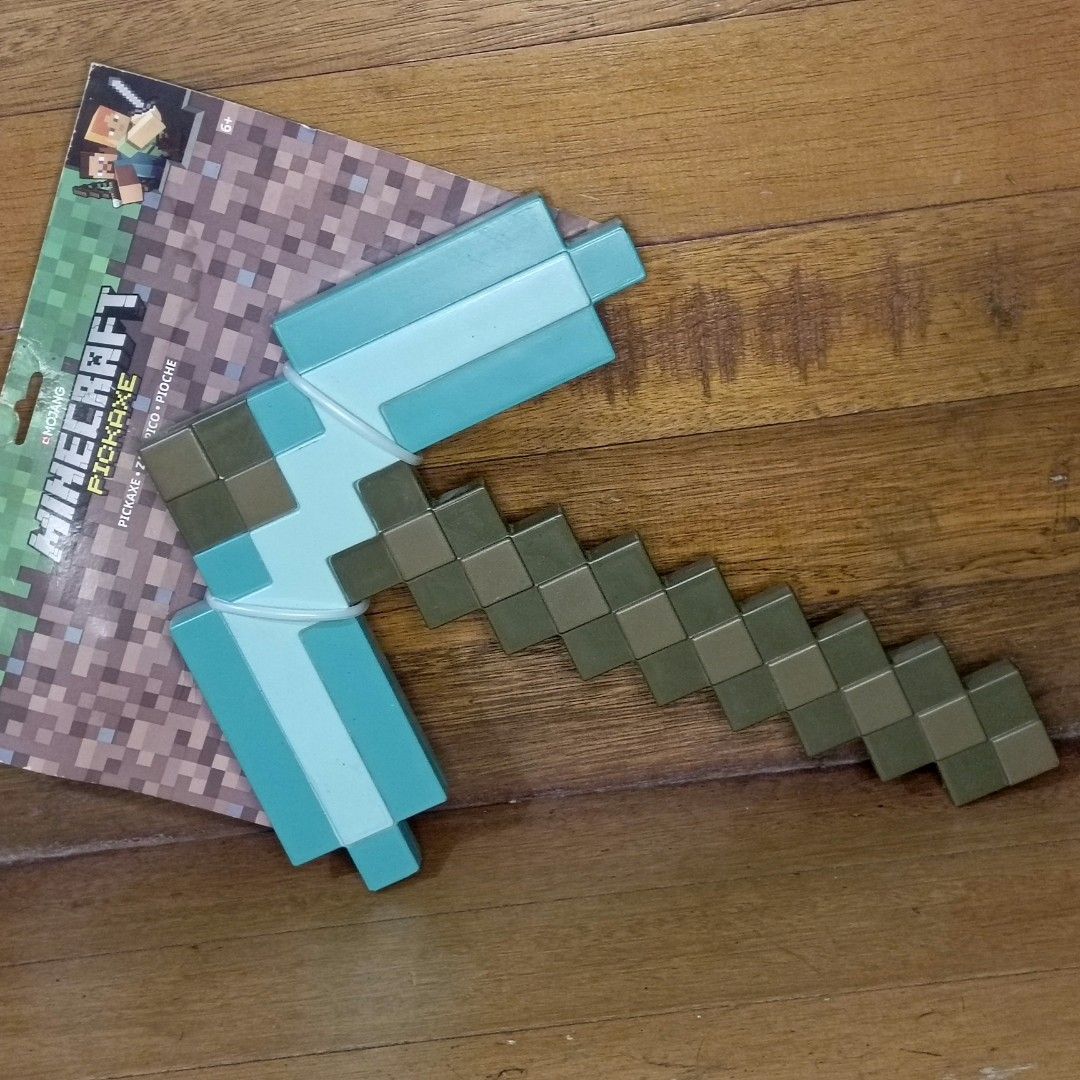 MineCraft PickAxe, Hobbies & Toys, Toys & Games on Carousell