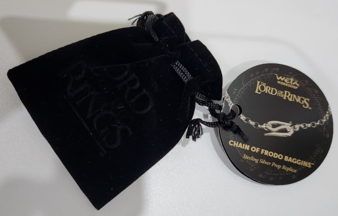 OFFICIAL LORD OF THE RINGS (WETA) - CHAIN OF FRODO - sterling silver ...