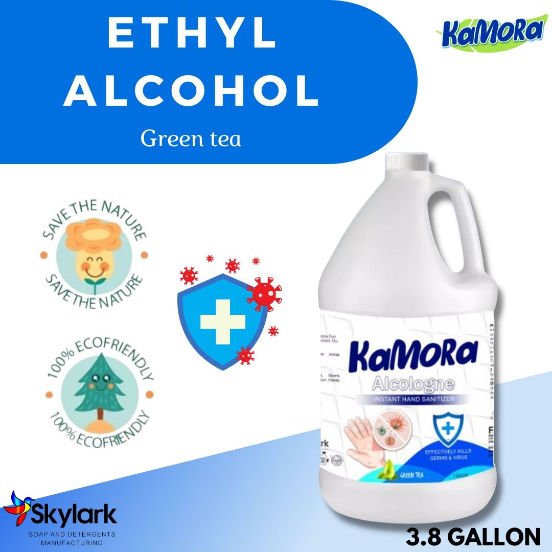 Organic Natural Kamora Alcologne Gallon, Beauty & Personal Care ...