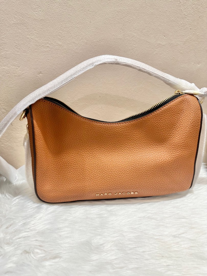 Original Marc Jacobs Drifter Large Hobo Smoked Almond Leather Shoulder ...