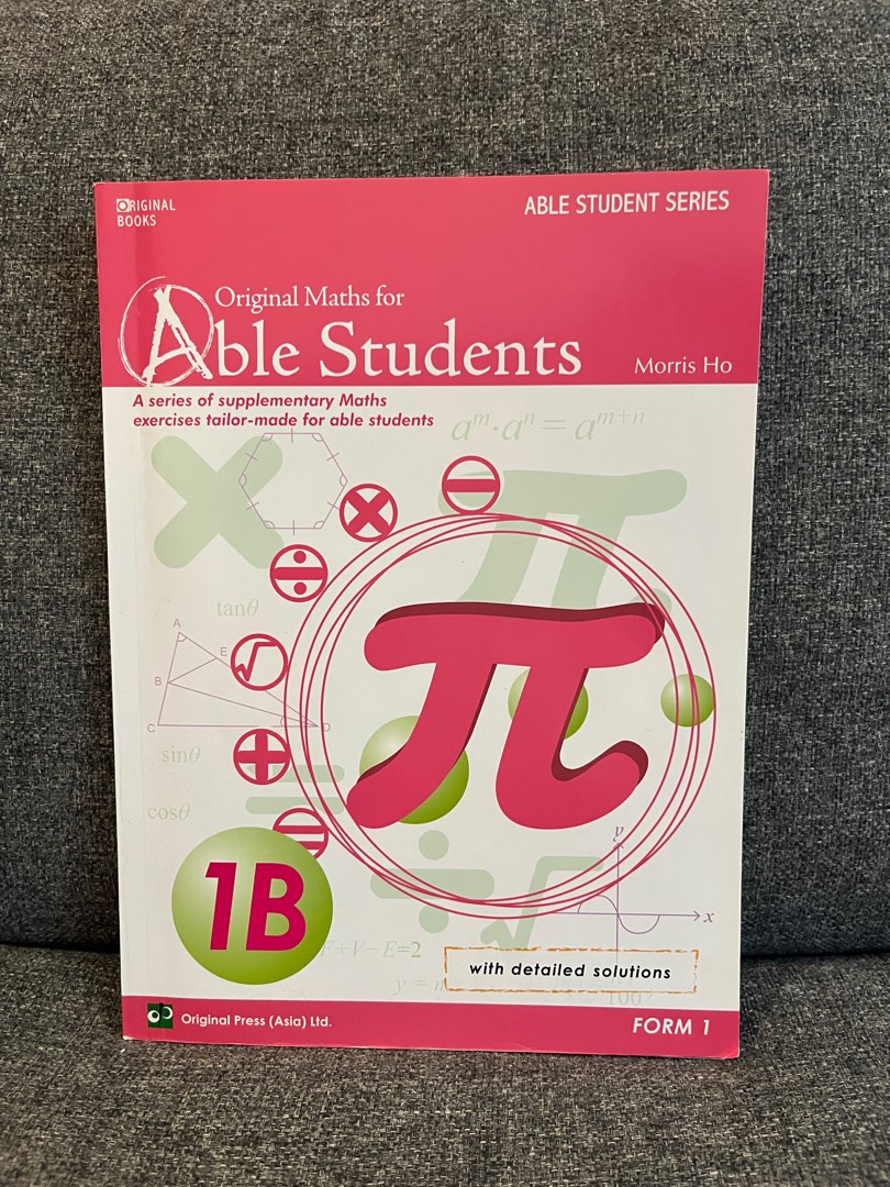 Original Maths for Able Students Maths exercise 1B Form1 （with answer ...