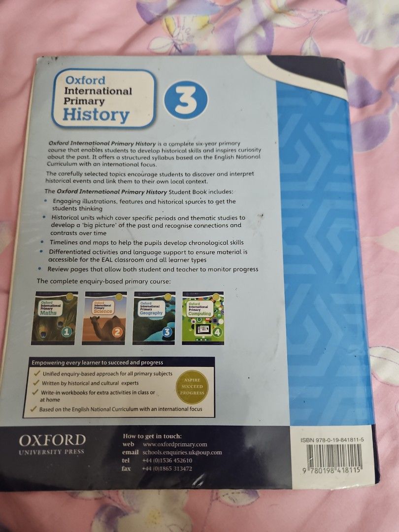 Oxford history Primary 3, Hobbies & Toys, Books & Magazines, Textbooks on Carousell