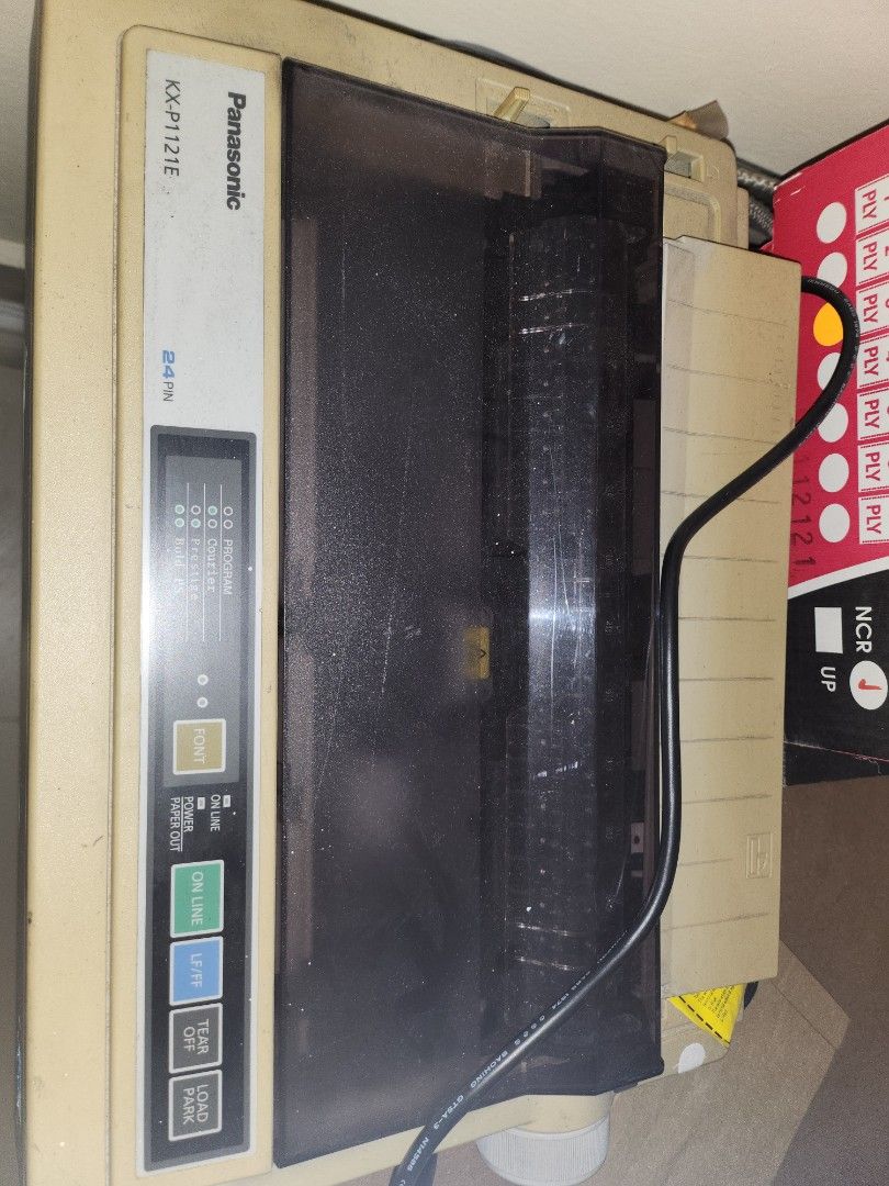 Panasonic dot matrix printer, Computers & Tech, Printers, Scanners ...