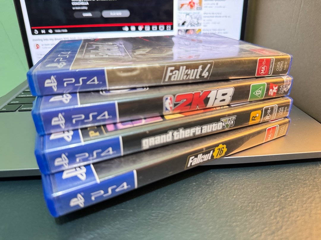 PlayStation 4 CD games | Fallout 4 | NBA2k18 | (GTA V) grand theft auto ...