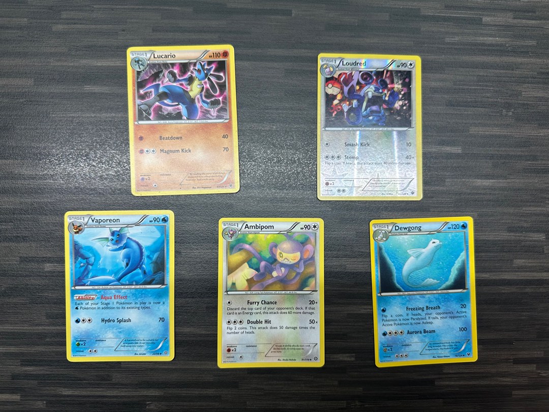 Pokemon stage 1 evolution cards, Hobbies & Toys, Toys & Games on Carousell