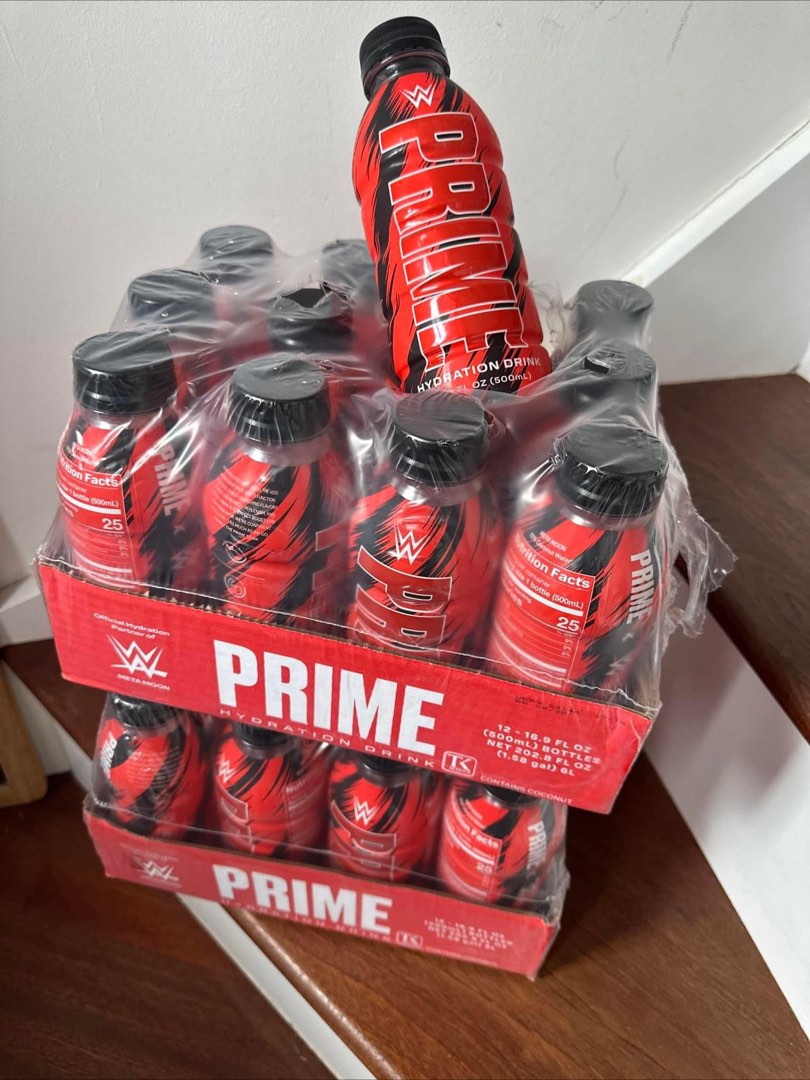 PRIME HYDRATION BEVERAGES - WWE (2024), Food & Drinks, Other Food ...