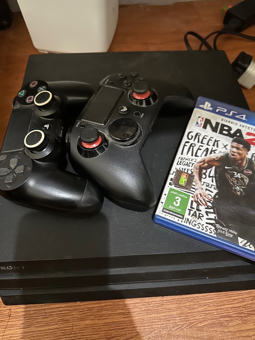 PS4 Pro 1TB w/ 2 controllers & NBA2k19, Video Gaming, Video Game Consoles, PlayStation on Carousell