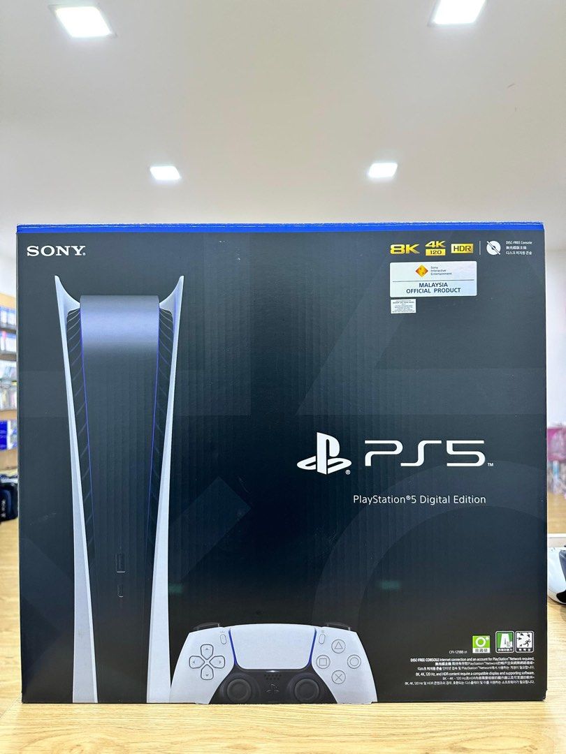 Ps5 digital Malaysia set, Video Gaming, Video Game Consoles ...