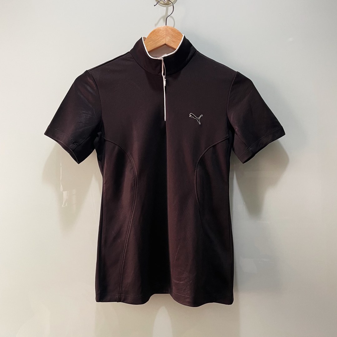 Puma Dri-Fit Collared Top, Women's Fashion, Activewear on Carousell