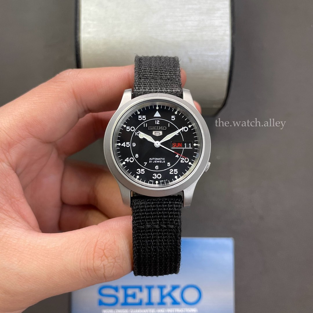 Seiko 5 - Field Watch Black - SNK809 / SNK809K2, Luxury, Watches on ...