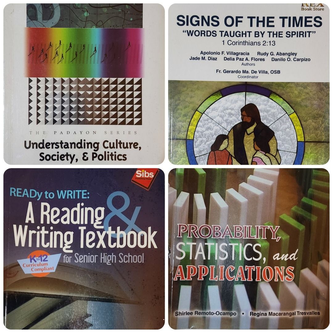SHS Assorted Textbooks (HUMSS, GAS, GE Subjects), Hobbies & Toys, Books ...