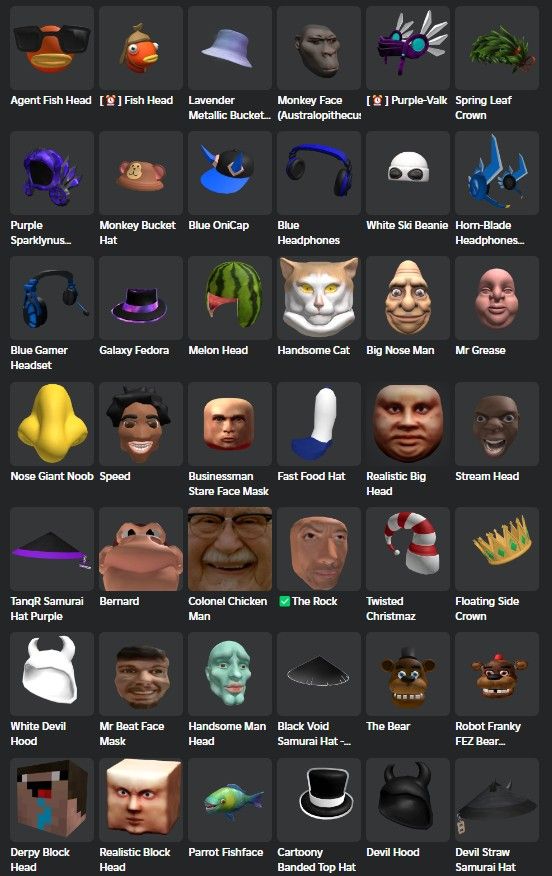 Stacked roblox Account (DM for more photos), Video Gaming, Video Game ...