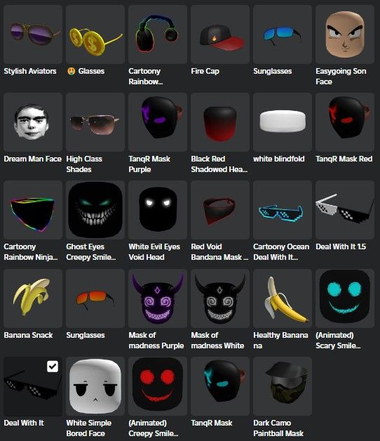 Stacked roblox Account (DM for more photos), Video Gaming, Video Game ...