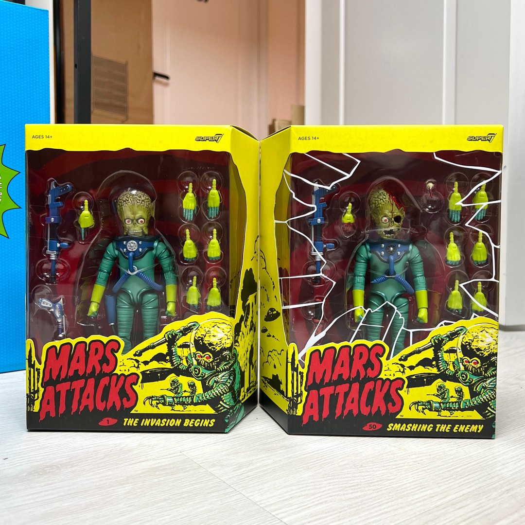 Super 7 Mars Attacks! Ultimates Martian (Invasion Begins) 7 Inch Action ...