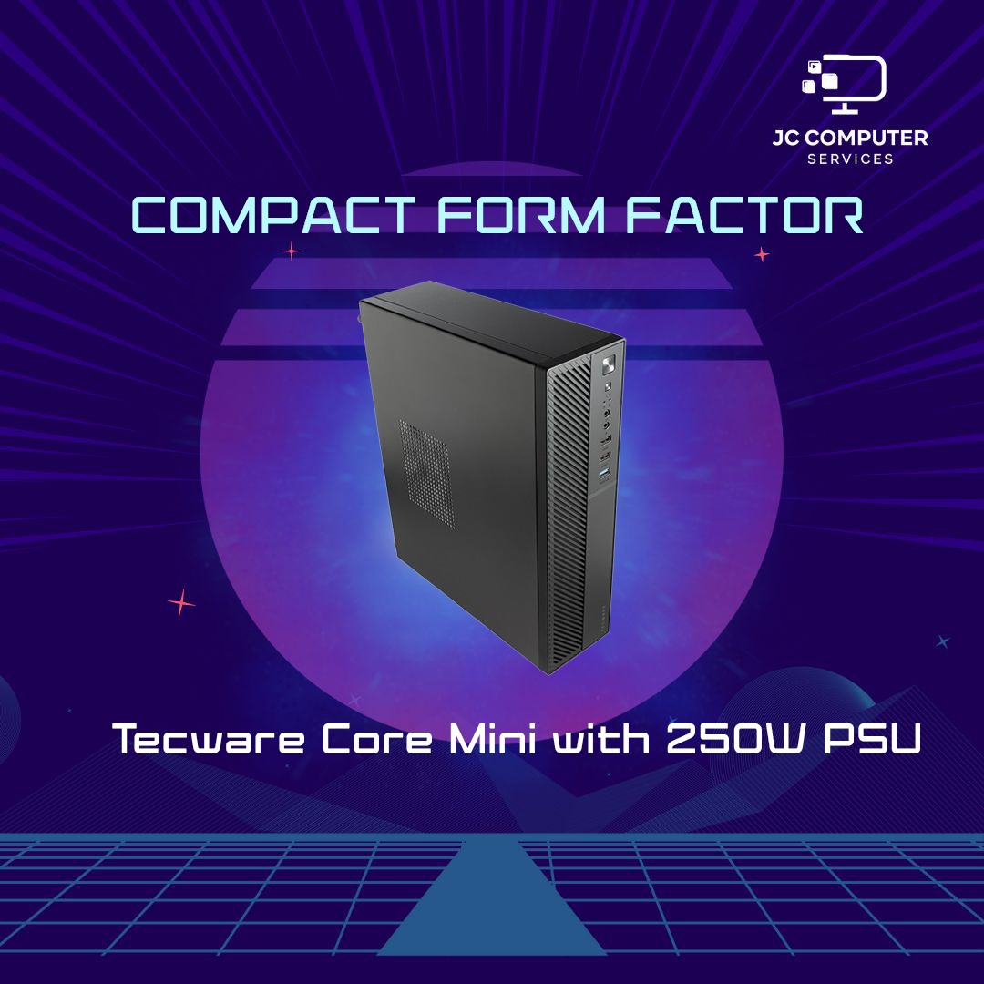 Tecware Core Mini with 250W PSU CPU PC Computer Case Chassis, Computers ...